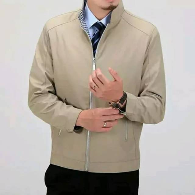 Jual JAKET KANTOR/JAKET PRIA /JAKET SEMI FORMAL /JAKET HARIAN SIMPLE ...