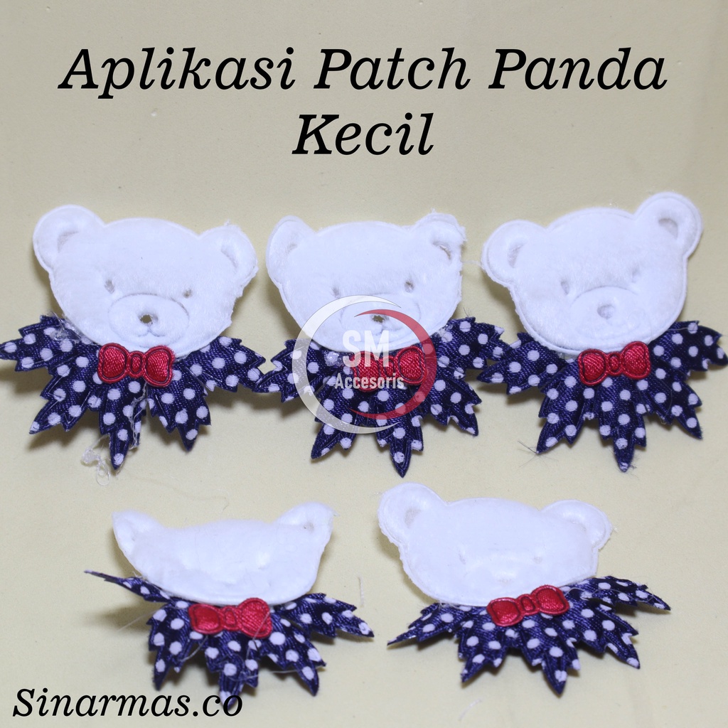Jual Aplikasi Patch Panda Kombinasi Hitam Putih Isi 1 Gross | Shopee Indonesia