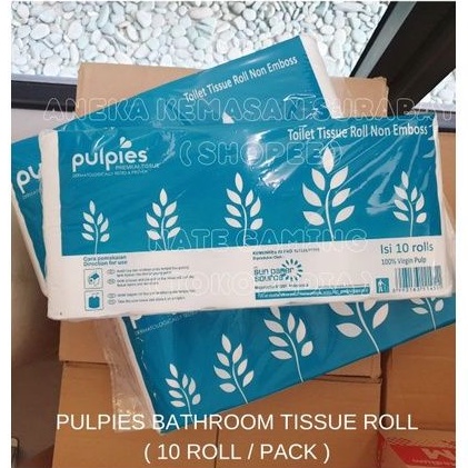 Jual Tissue Toilet Roll Pulpies 10 in 1 Non Embossed | Shopee Indonesia