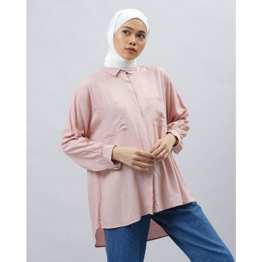 Jual KEMEJA POLOS HERA RAYON DIAMOND DAILY SHIRT OFFICE SHIRT PREMIUM B449 CO | Shopee Indonesia