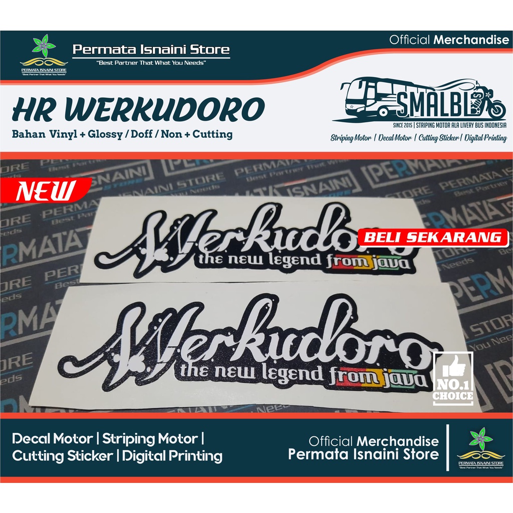 Jual Sticker Vinyl Julukan Po Haryanto HR WERKUDORO ala Bismania by PIS ...