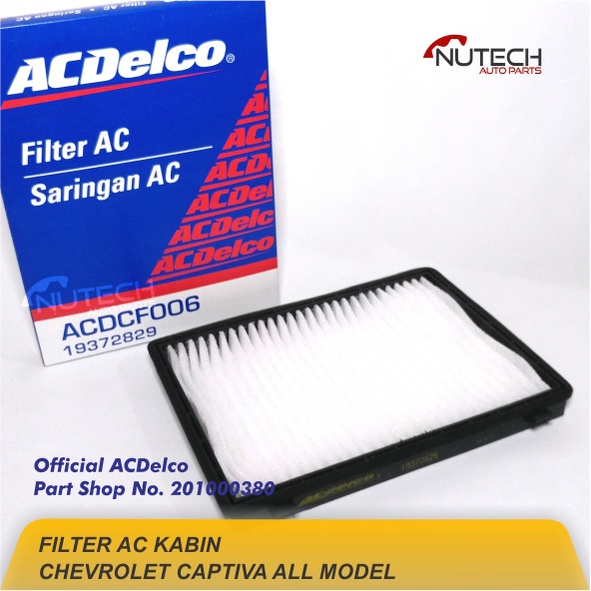 Jual Filter AC Kabin Chevrolet Captiva All Model All Tipe ACDelco ...