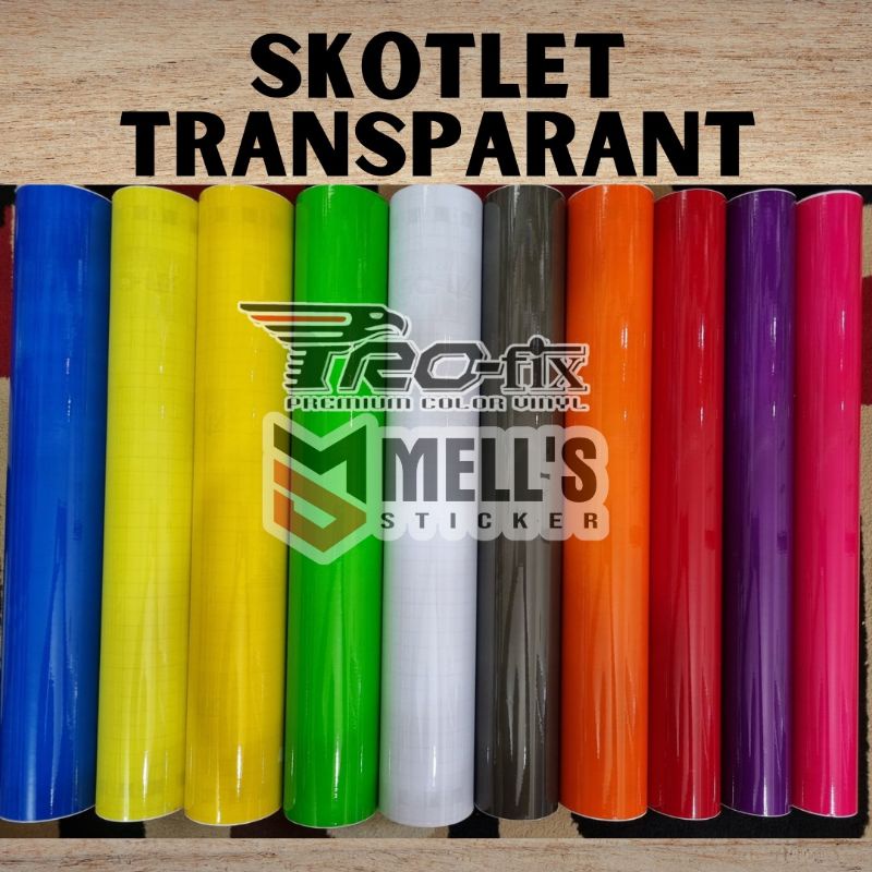 Jual stiker skotlet transparan semua warna bening stiker anti gores skotlet bening transparan ...