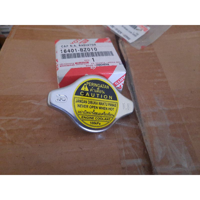 Jual tutup cap radiator atas avanza xenia rush terios 16401-BZ010 ori ...