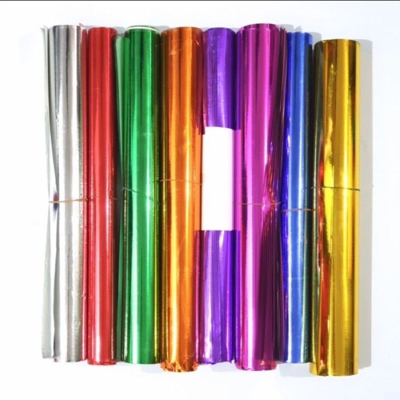 Jual Kertas Metalik / Kertas Timah / Kertas Mengkilap ( 20 lembar ...