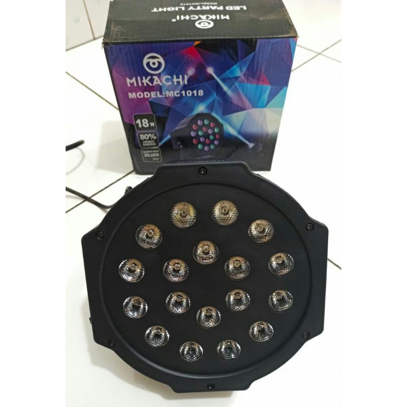 Jual Led Party Light Mikachi MC1018 18led | Shopee Indonesia