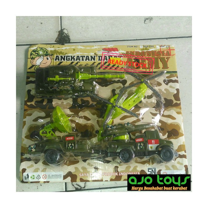Jual READY Mainan Artileri Angkatan Darat Indonesia Army MURAH | Shopee Indonesia