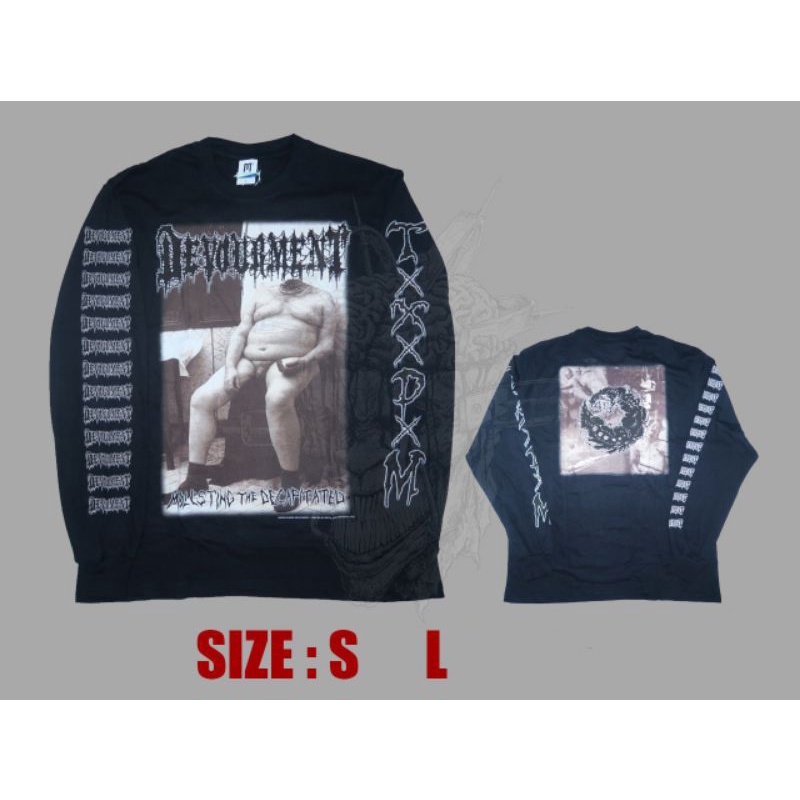 Jual Longsleeve-Devourment-Molesting the decapitated-brutal Mind version | Shopee Indonesia