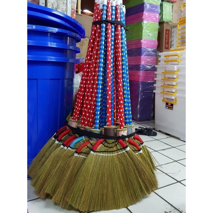 Jual Cuci Gudang Awal Tahun SAPU LANTAI IJUK TRADISIONAL SEKAM RUMPUT ...