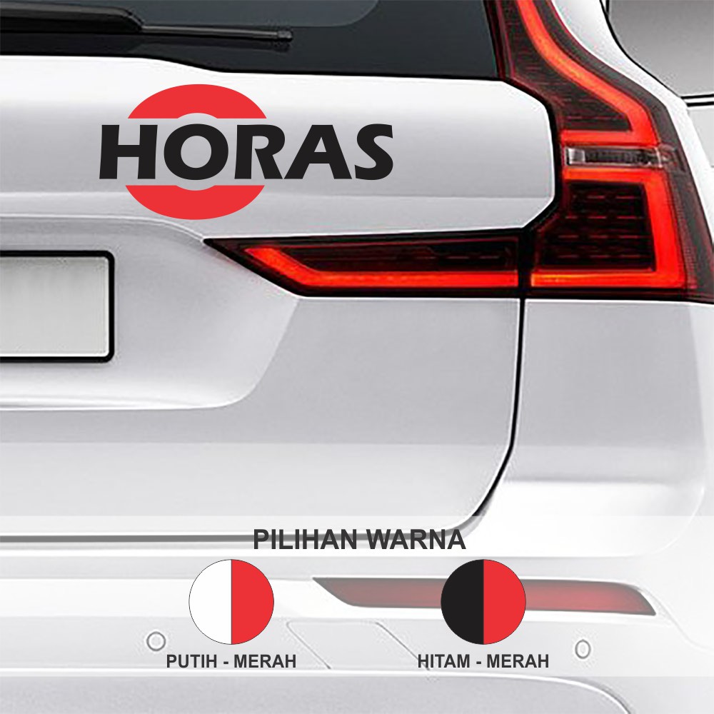 Jual Stiker Kaca Mobil Body Mobil Horas Stiker Cutting Sticker Mobil ...