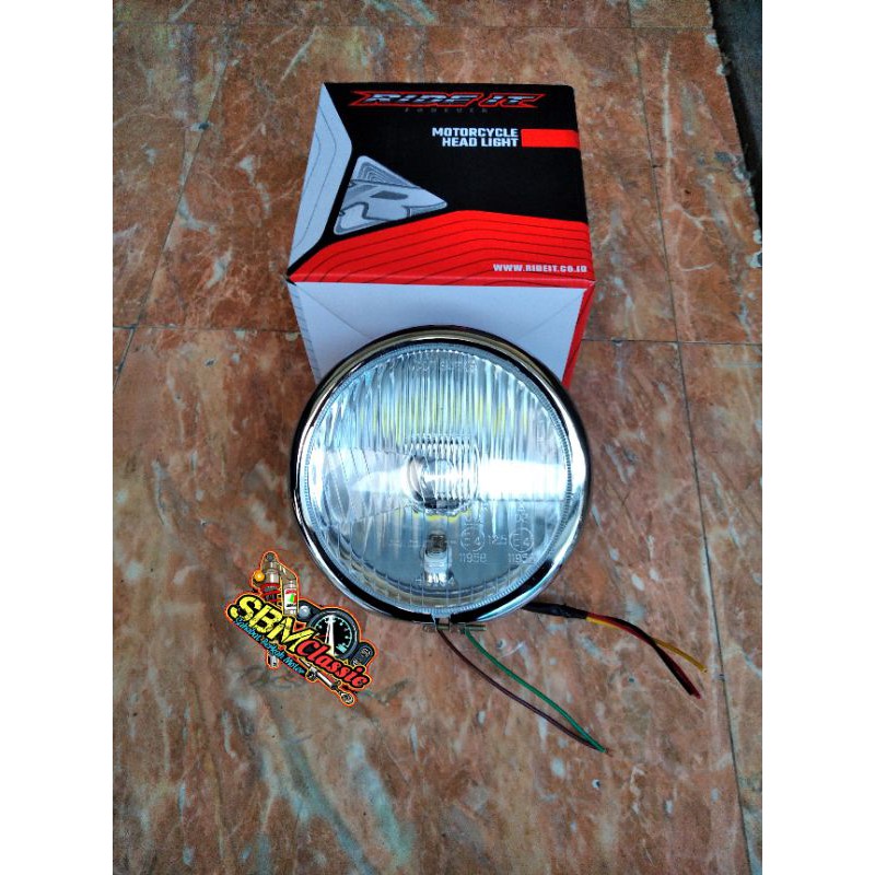 Jual lampu depan reflektor depan AUTOPAL LED import set batok 5,7 inchi ...