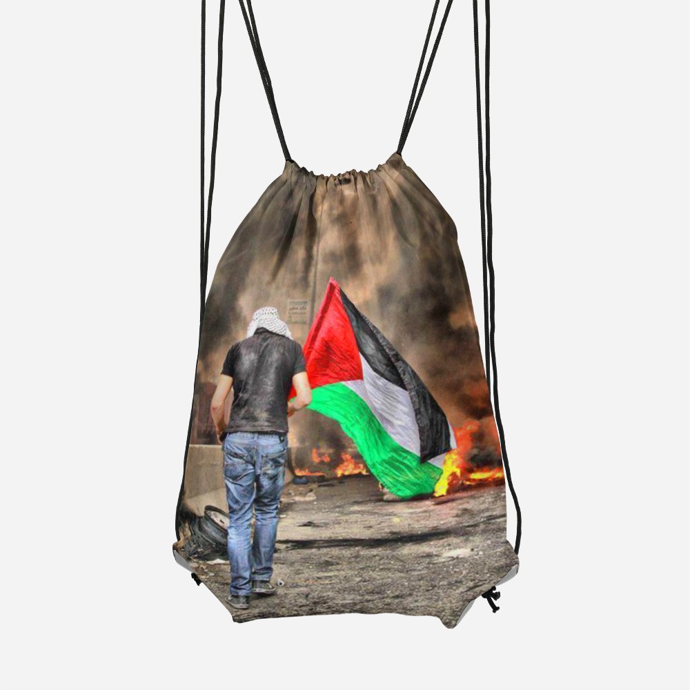 Jual String bag Wanita Dan Pria | New Stringbag Palestine - Tas Serut Custom Palestine art1 ...