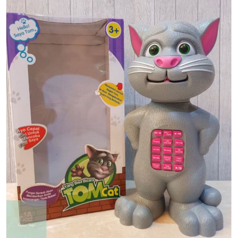 Jual LUMI TOYS ROBOT KUCING TALKING TOM CAT TOMCAT - UKURAN BESAR | Shopee Indonesia