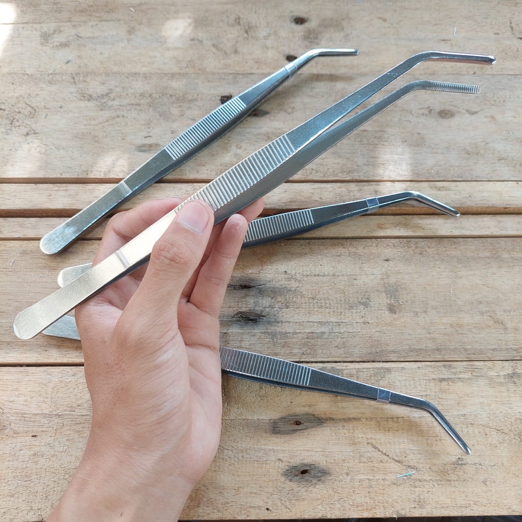 Jual Pinset Planting Aquarium Aquascape Panjang 25cm Lurus/Bengkok ...