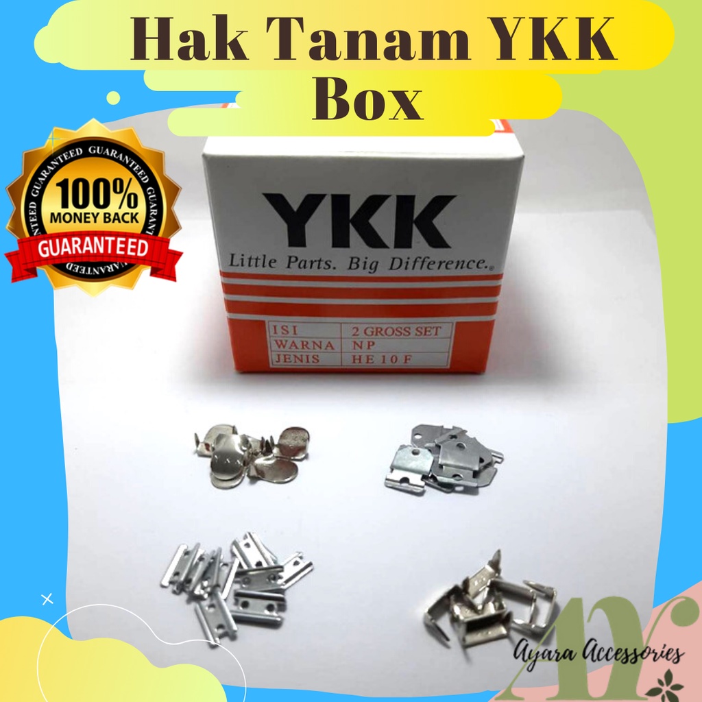 Jual KANCING KAIT YKK HAK TANAM HE 1 BOX ORIGINAL | Shopee Indonesia
