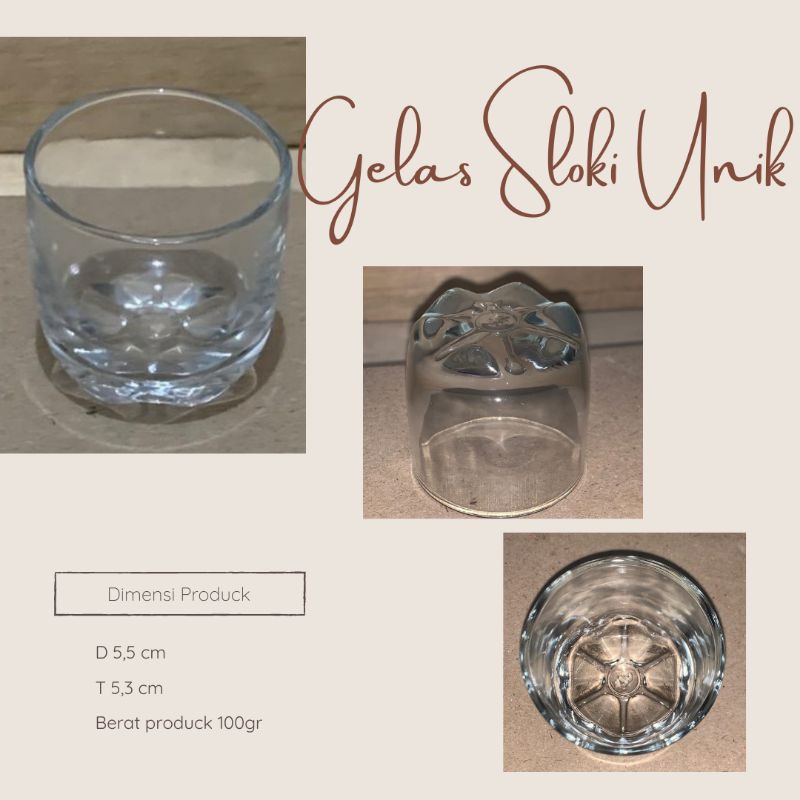 Jual Short Glass | Soju Glass | Sloki Glass | Gelas Lilin | Gelas Mini ...
