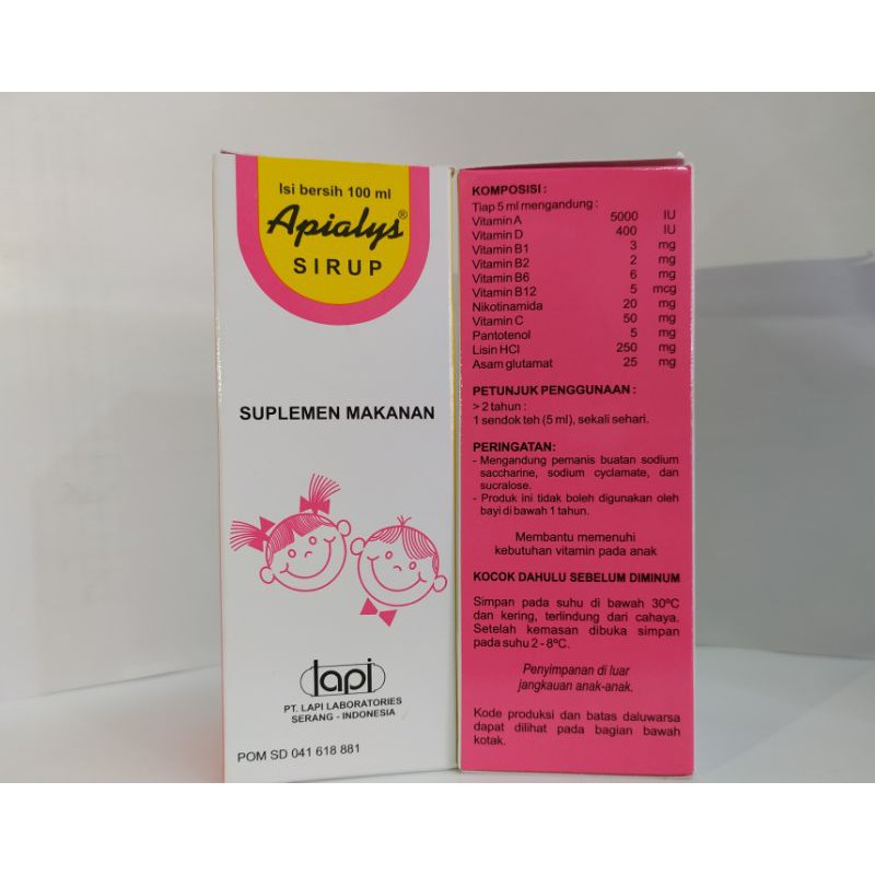 Jual Apialys Syrup 100ml | Shopee Indonesia