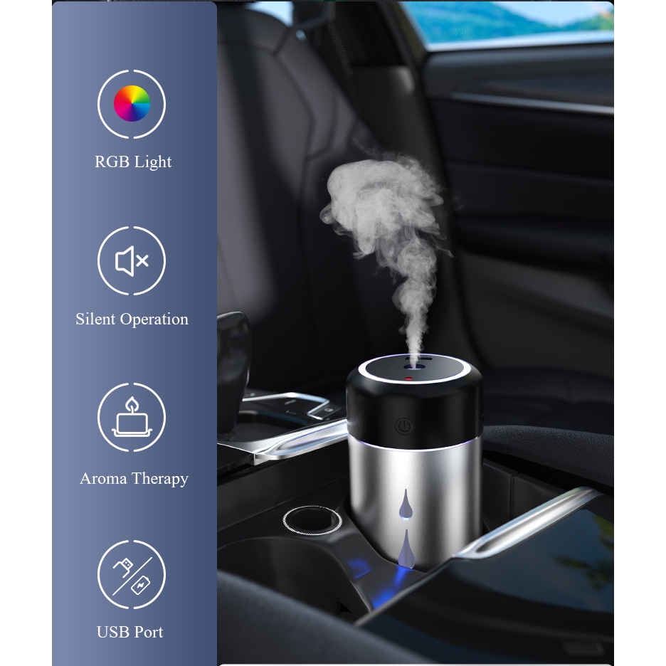 Jual Car Humidifier Diffuser Pelembab Pewangi Mobil Aroma Therapy ...