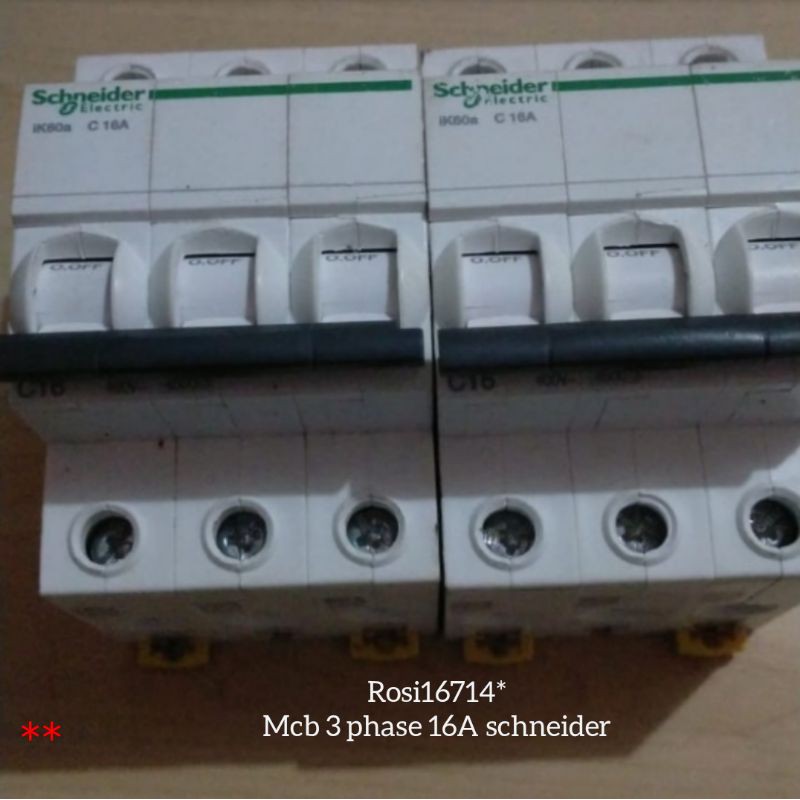 Jual Mcb.3 phase 16A | Shopee Indonesia