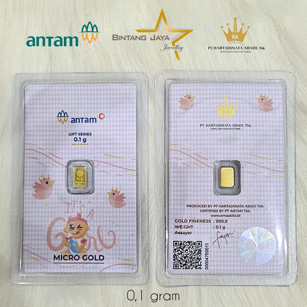 Jual EMAS LOGAM MULIA MICROGOLD ANTAM HARTADINATA MINIGOLD 9999 EMAS ...