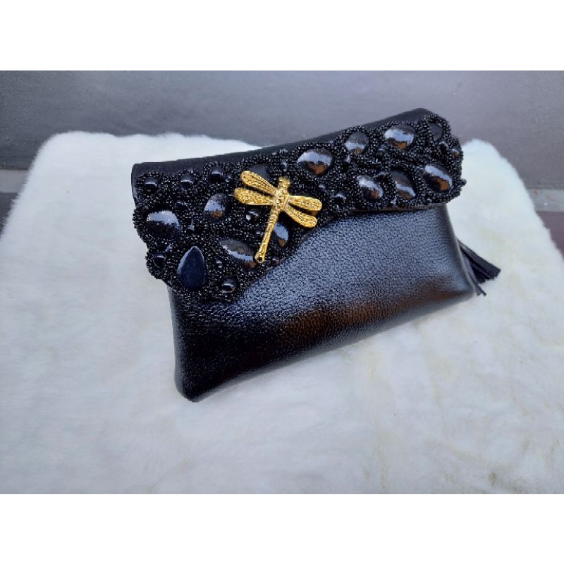 Jual Clutch Pesta Kulit Sapi Asli / Tas Pesta Kulit / Dompet Pesta ...