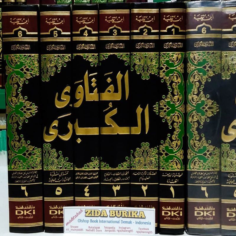 Jual Kitab al Fatawa al Kubro - Karya imam Ibnu Taimiyyah 6 Jilid - DKI ...