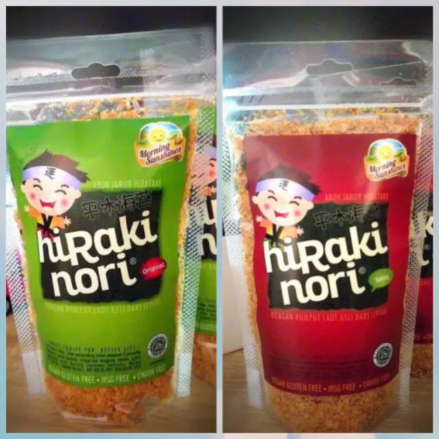 Jual Abon Jamur Nori/Rumput Laut "HIRAKI NORI" Vegan/Vegetarian, Tanpa ...