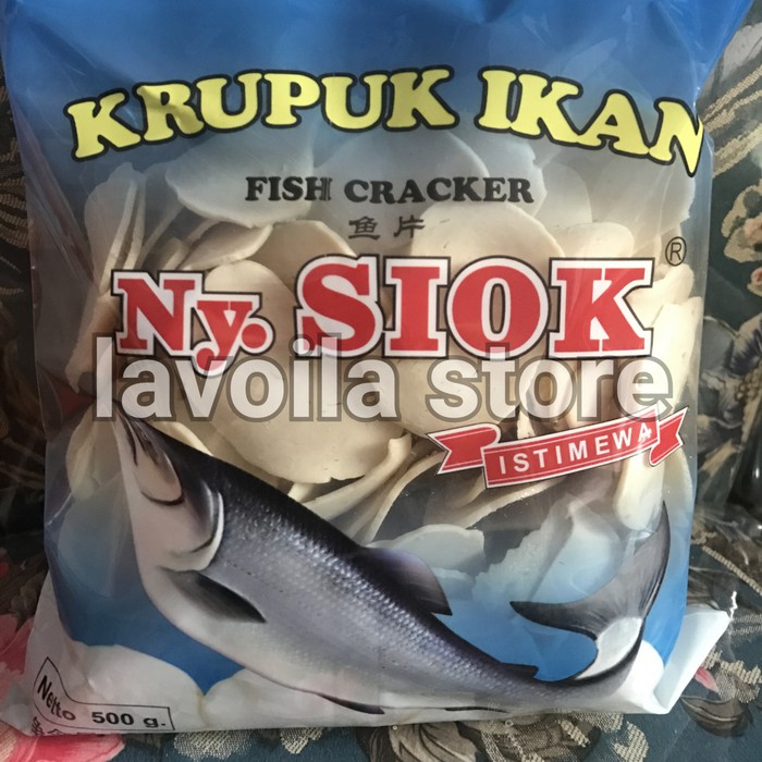 Jual Krupuk Kerupuk Ikan Ny. Siok Nyonya Siok Istimewa 500 gram 500gram ...