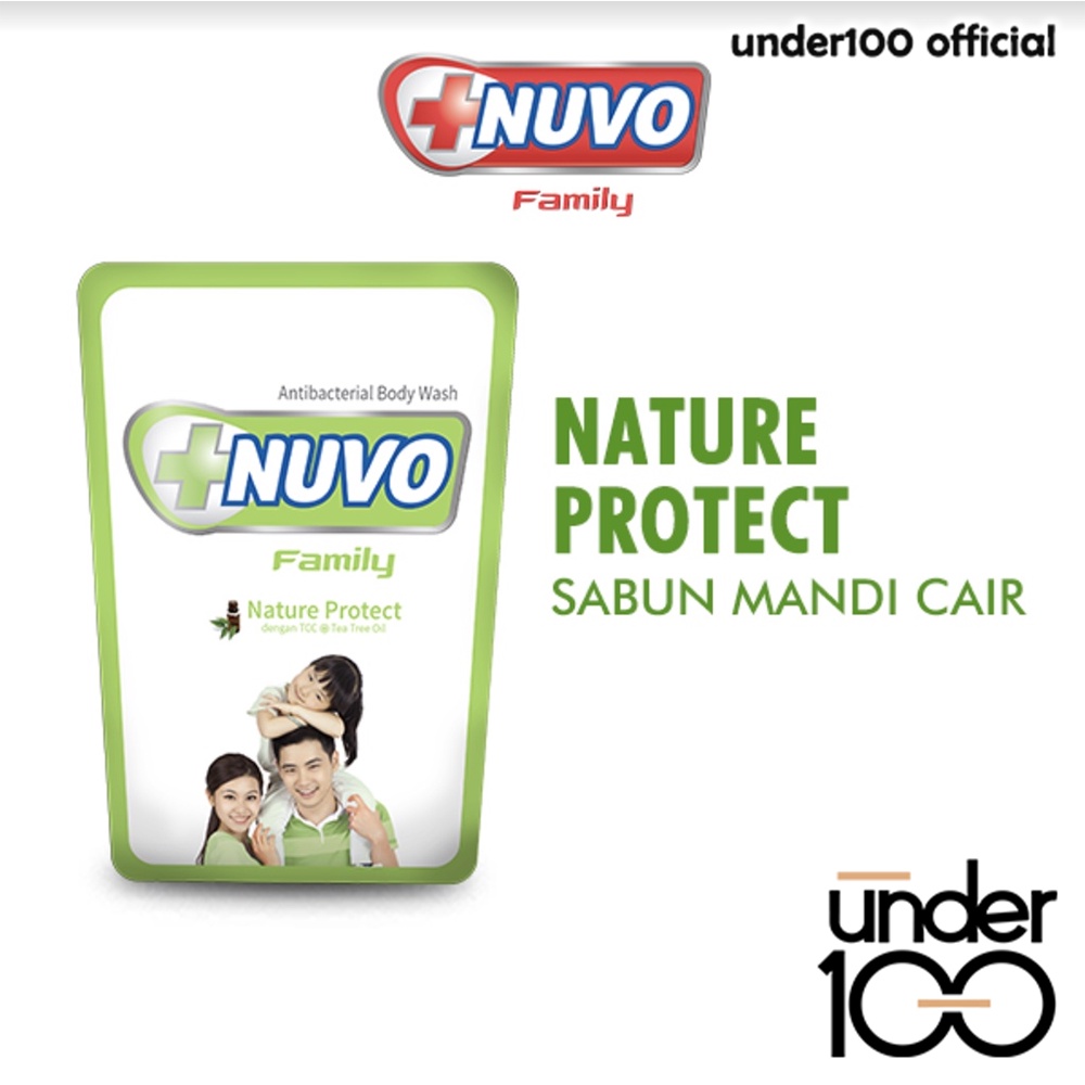 Jual UNDER100 NUVO Family Antibacterial Body Wash | Nuvo Active | Sachet 60ml | Sabun Mandi Cair ...