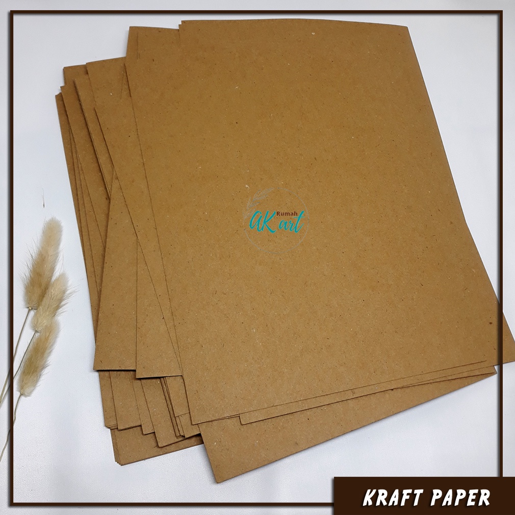 Jual A4 150gsm Kertas Kraft, Craft Paper Cokelat untuk Kerajinan DIY ...