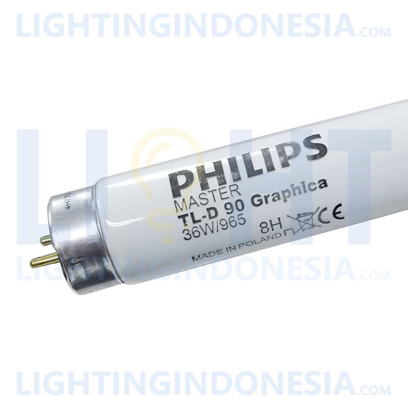 Jual Philips Master TL-D 90 Graphica 36W/965 Made in Poland Lampu Cek ...