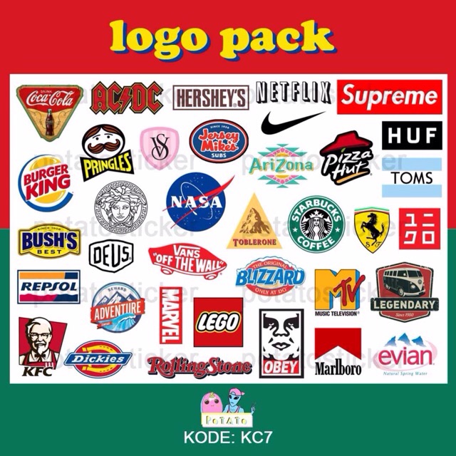 Jual LOGO / BRAND - sticker tumblr | Shopee Indonesia