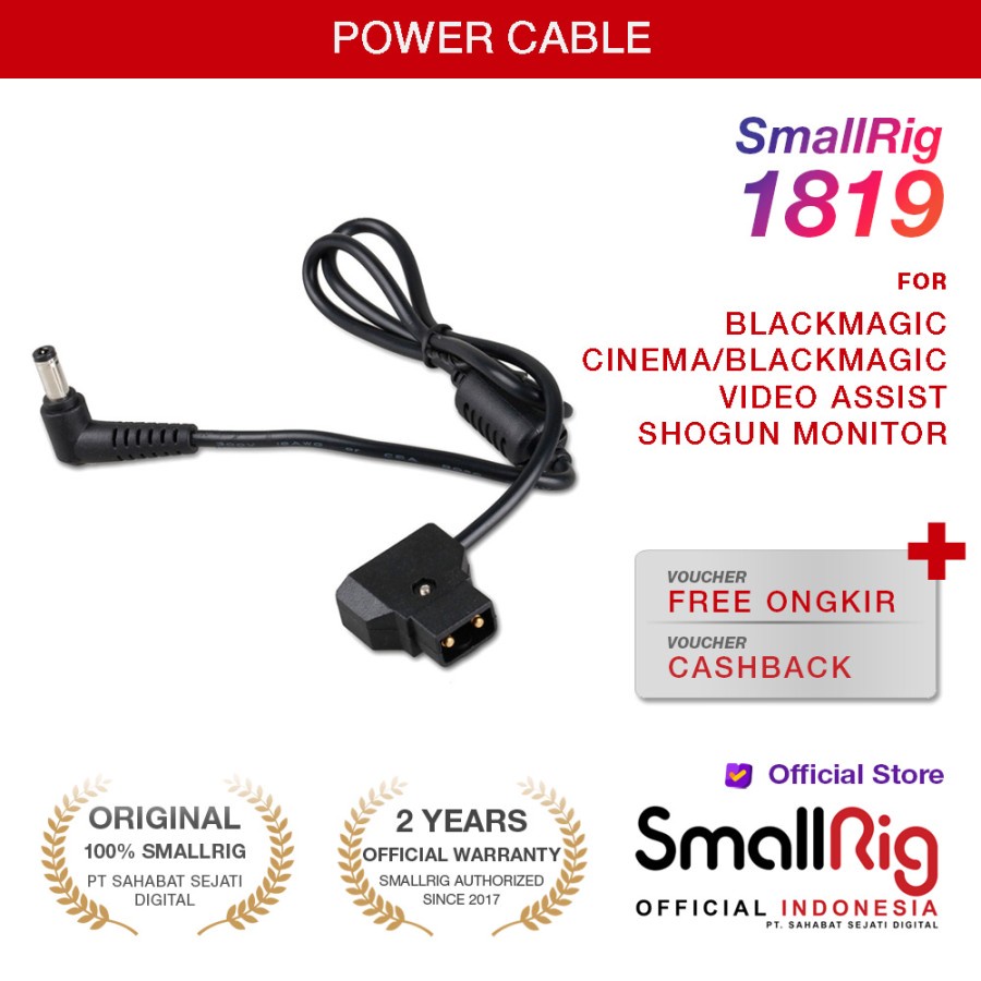 Jual Smallrig Power Cable For Blackmagic Cinema Camera/ Blackmagic ...