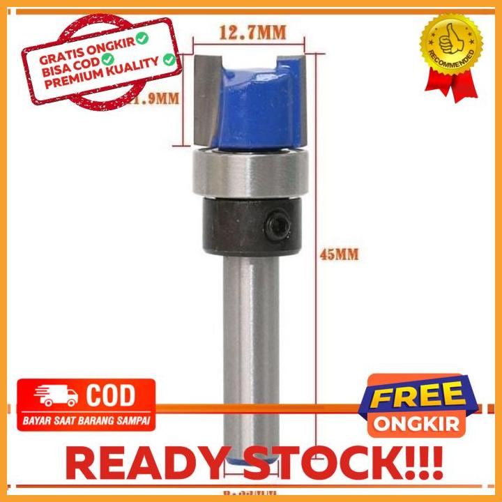 Jual Mata Router Profil Lup Template Flush Trim Kayu Hpl Edging 12 Mm ...