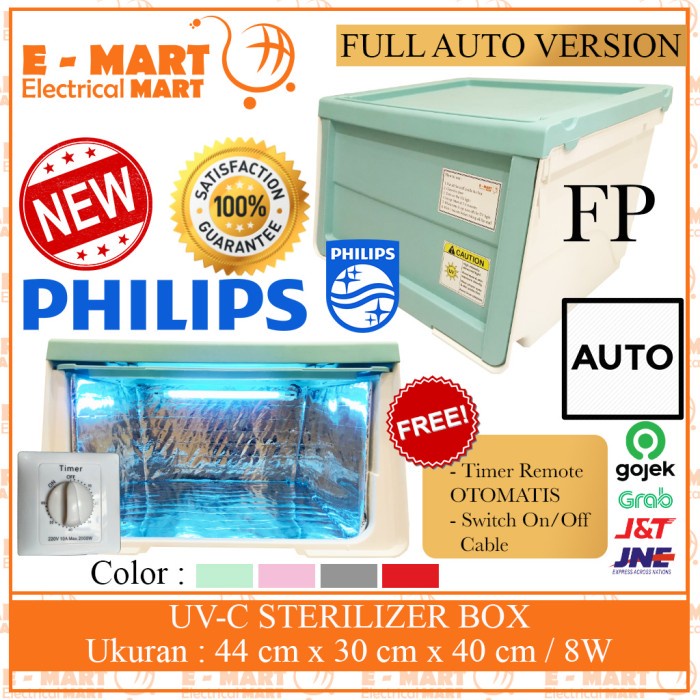 Jual Box Sterilisasi UVC Ozone / Sterilizer Box with UVC Lamp AUTO PHILIPS | Shopee Indonesia