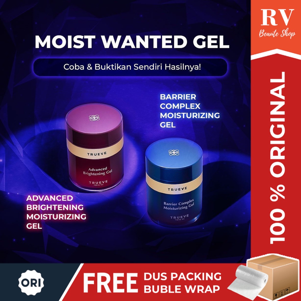 Jual TRUEVE Advanced Brightening Gel | TRUEVE Barrier Complex ...