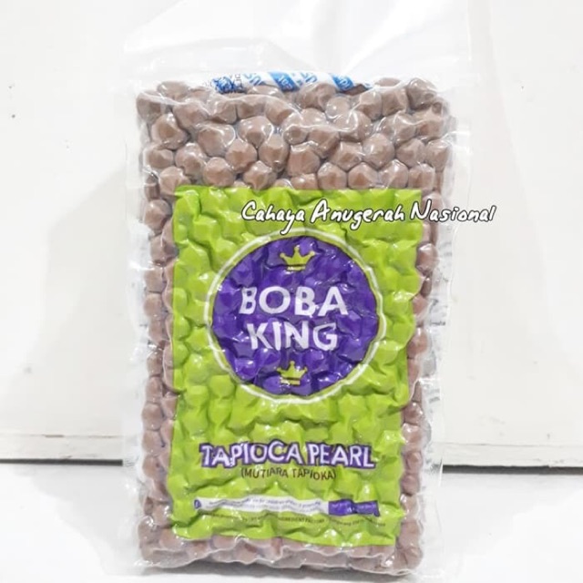 Jual Boba King Tapioka Pearl rasa ORIGINAL// Bobaking Original 1 kg ...
