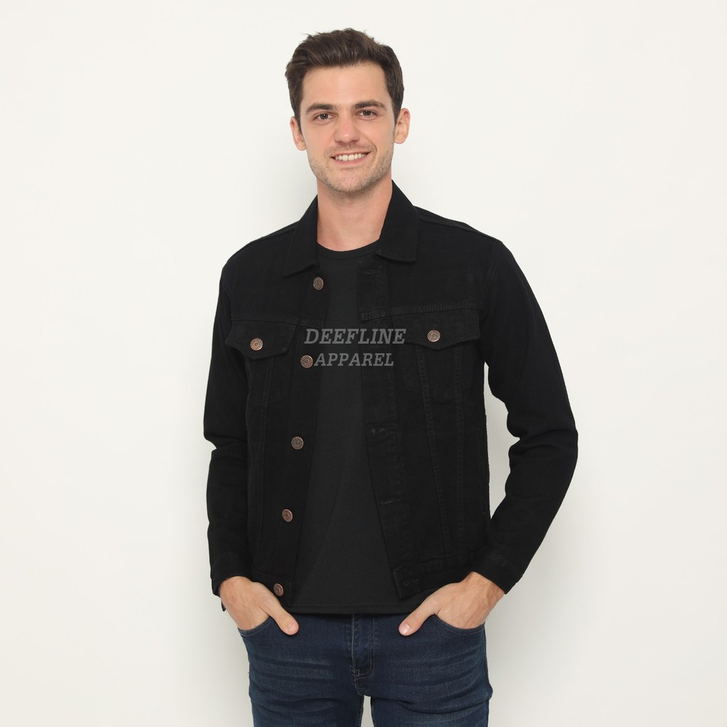 Jual Jaket Jeans Pria - Jaket Denim - Jaket Hitam - Jaket Terbaru ...