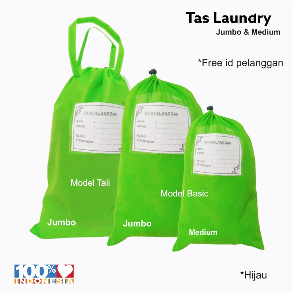 Jual Tas Laundry Jumbo Laundry Bag - Khusus Custom Sablon Minimal Order ...
