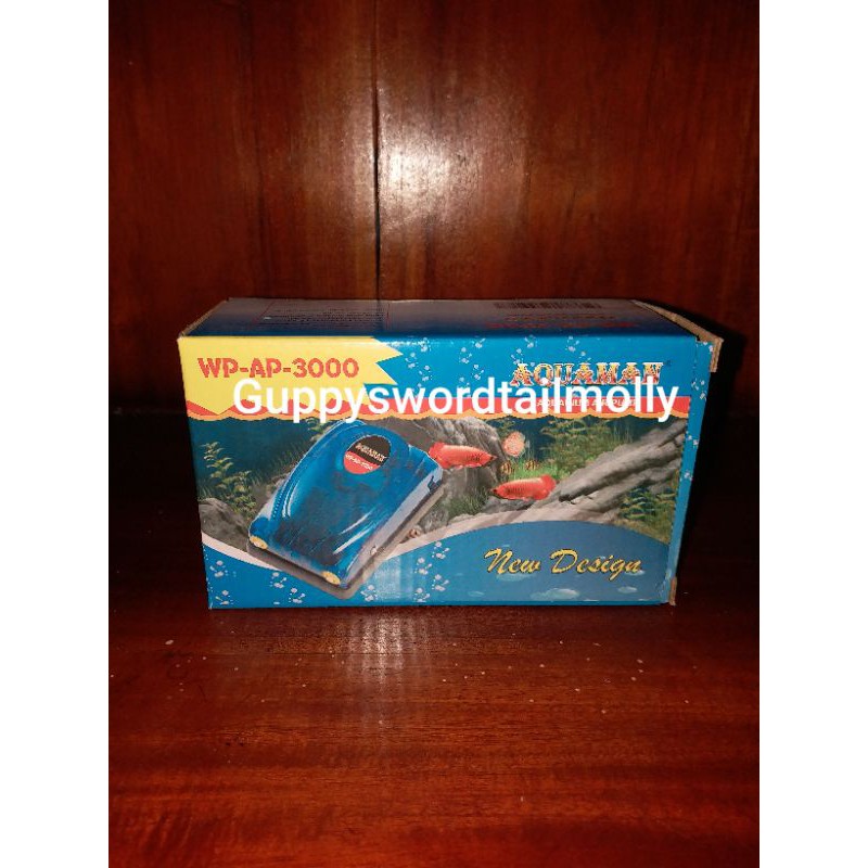 Jual Aquaman WP AP 3000 Aerator 2 Lubang Output Aquarium Aquascape ...