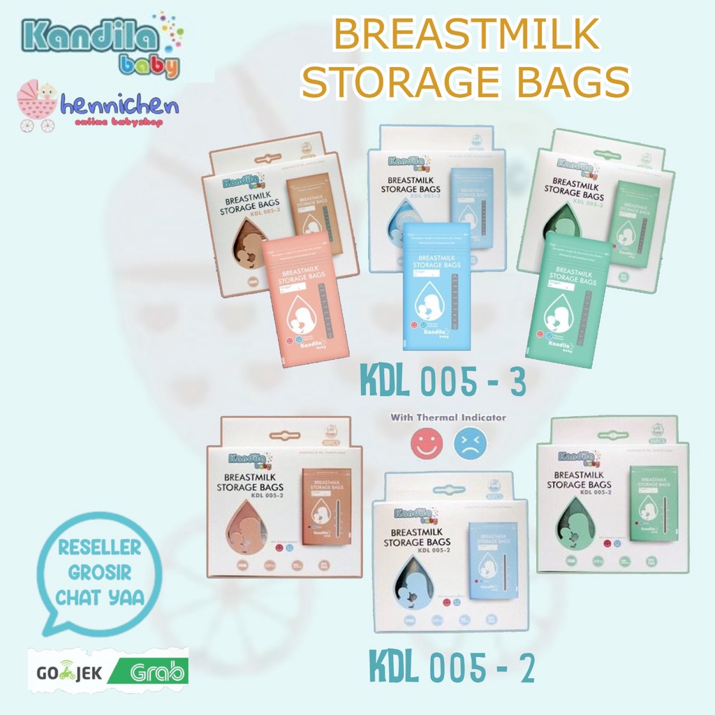 Jual TERLENGKAP SALE PROMO KANDILA Breastmilk Storage Bags KDL 005-2 KDL 005-3 Kantong Asi 120 ...