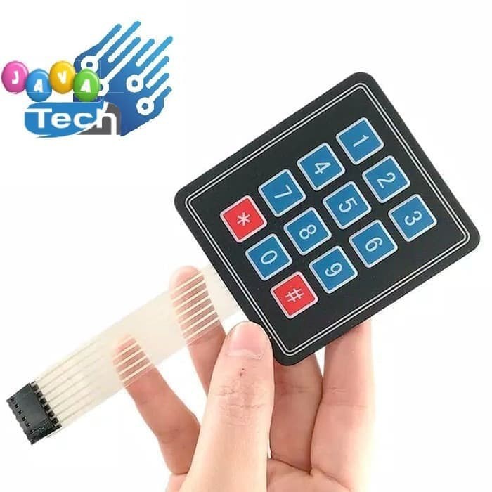 Jual Modul Membrane Switch Keypad 12 Key 3 x 4 Matrix Array 3x4 | Shopee Indonesia