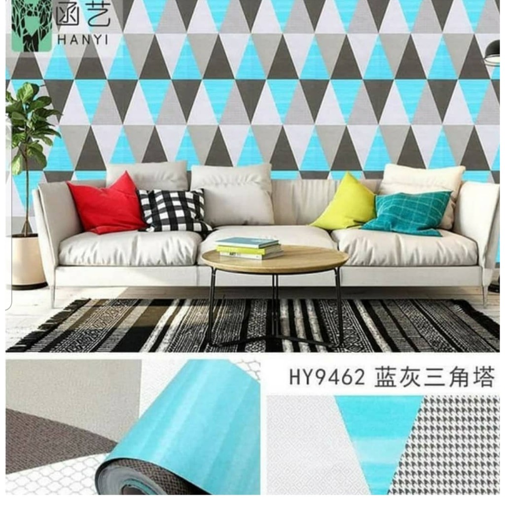 Jual WALLPAPER DINDING KAMAR TIDUR 45CMX10M WALPAPER DINDING RUANG TAMU ...