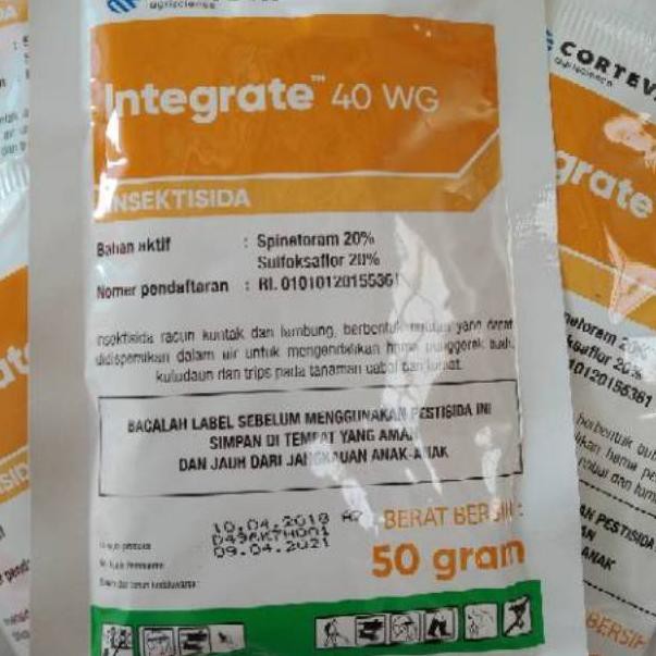 Jual Integrate 40WG 50gr Insektisida Segala Macam Hama Ulat Dan Kutu ...