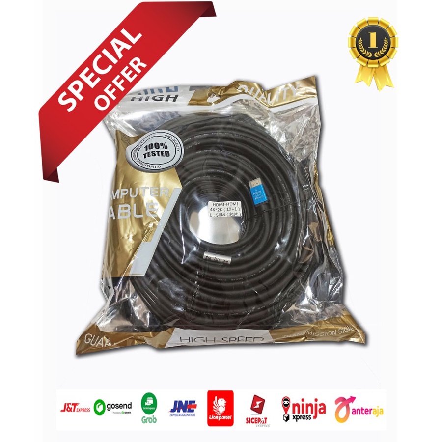 Jual Kabel HDMI 50M Versi 2.0 / HDMI to HDMI 50 Meter Support 4K ( AKMD ...