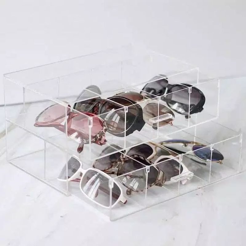 Jual RAK KACAMATA 8 KOTAK/RAK MULTIFUNGSI,RAK SERBAGUNA | Shopee Indonesia