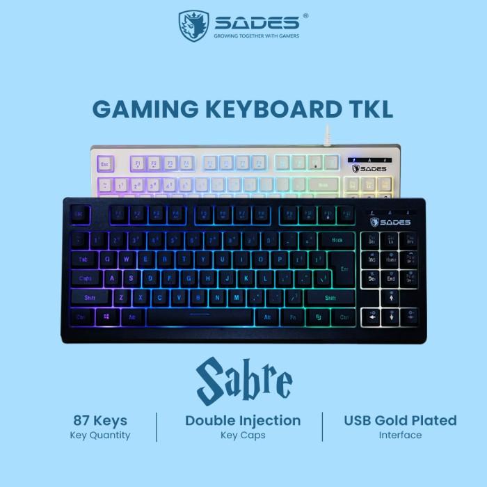 Jual Nay / Sades Sabre Tkl Rgb Gaming Keyboard | Shopee Indonesia