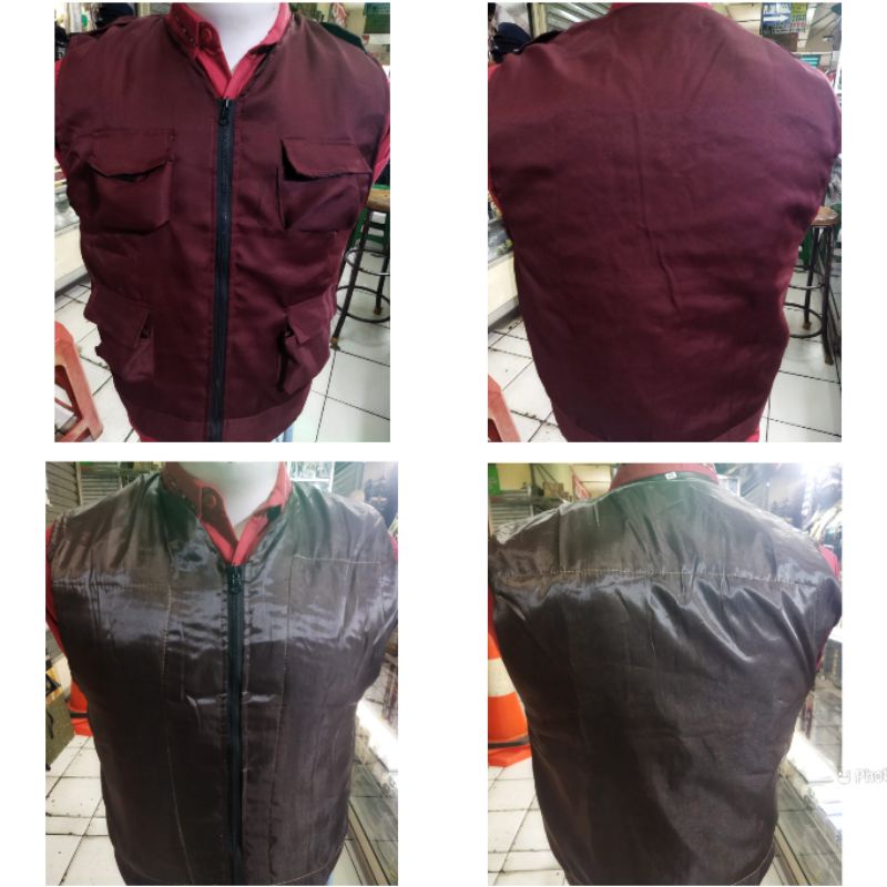 Jual rompi merah maroon#rompi lapangan | Shopee Indonesia