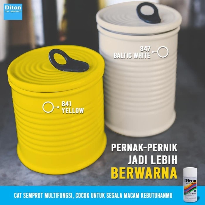 Jual Cat Pilox Diton Yellow 841 300cc Warna Kuning Solid Sepeda Motor ...