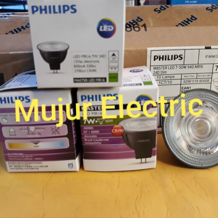 Jual LAMPU PHILIPS MASTER LED MR16 7W 4000K DIMMABLE 24D 12V | Shopee ...